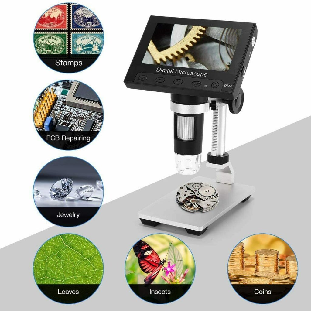 Coin Microscope, 4.3" LCD Digital Microscope 1000x - Rider99 - Your ...